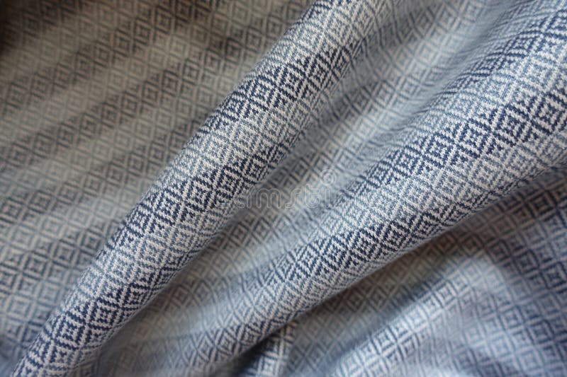 Folded Ornamental Cotton in Shades of Grey Stock Photo - Image of ...