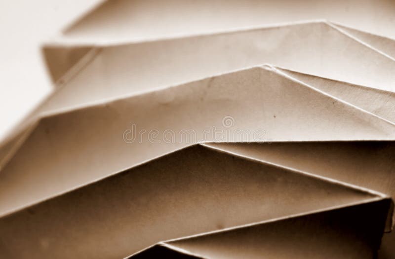 Folded paper stock photo. Image of edges, light, origami - 71134884