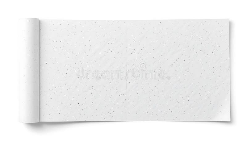 Elegant Dotted Divider Sheet: Folded Paper Overlay, Isolated on White ...