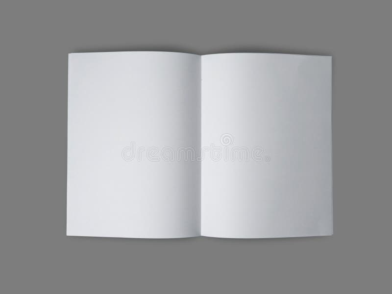 Folded Paper Mock Up, Blank Empty Copy Space White Paper Stock Photo ...