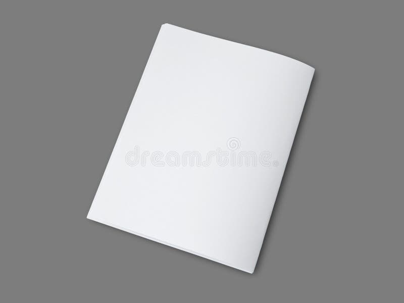 Folded Paper Mock Up, Blank Empty Copy Space White Paper Stock Photo ...