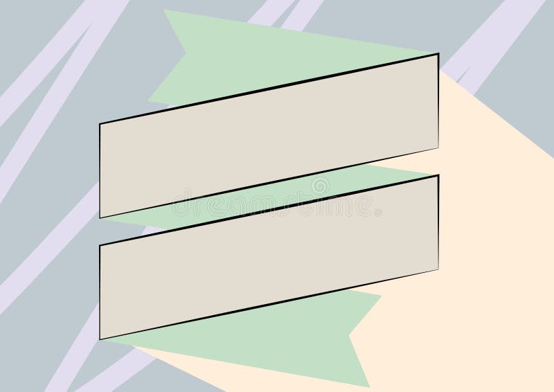 Folded Paper Sash Drawing in Zigzag Pattern. Folding Cardboard Bookmark ...