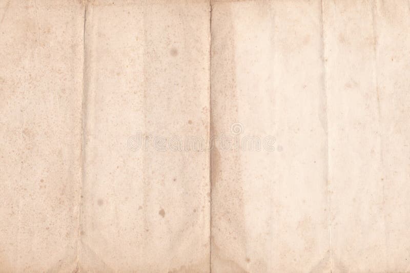 Folded Paper Texture Background. Brown Folded Parchment Vintage Paper ...