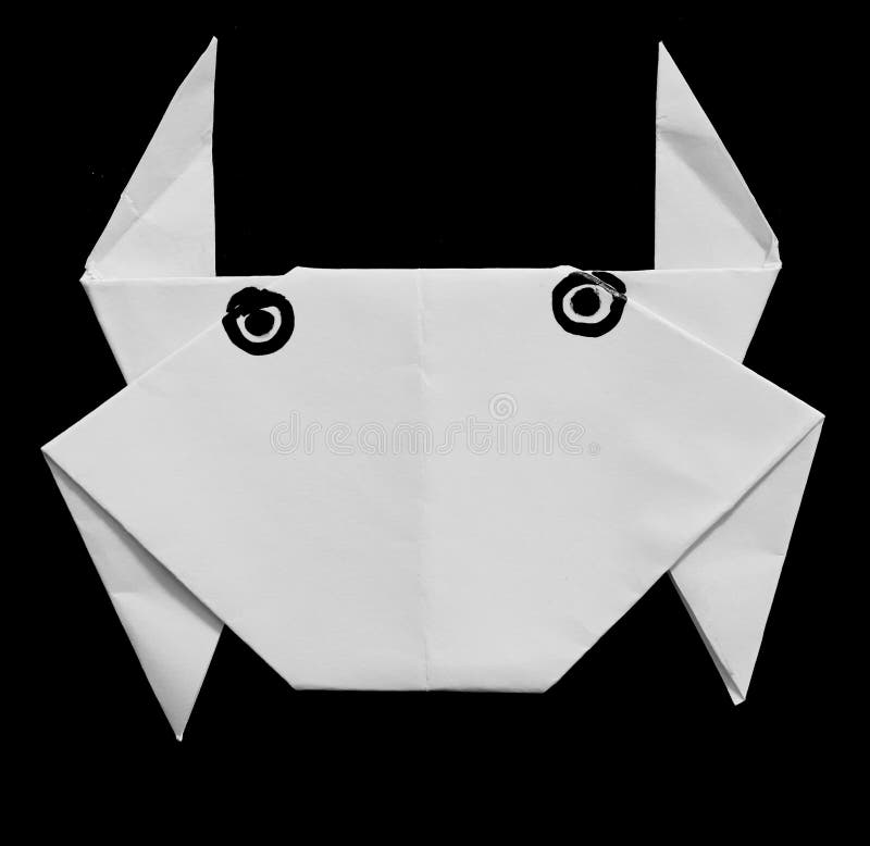 Folded Paper into Various Shapes for Advertising Message. Stock Photo ...