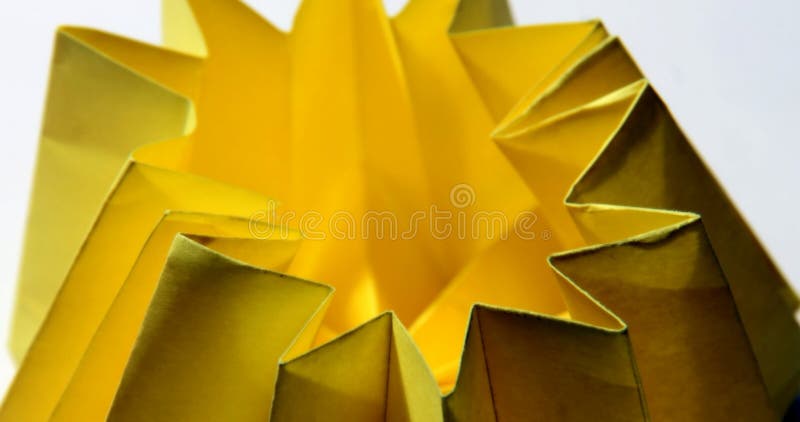 Folded paper stock image. Image of yellow, paper, color - 70820995