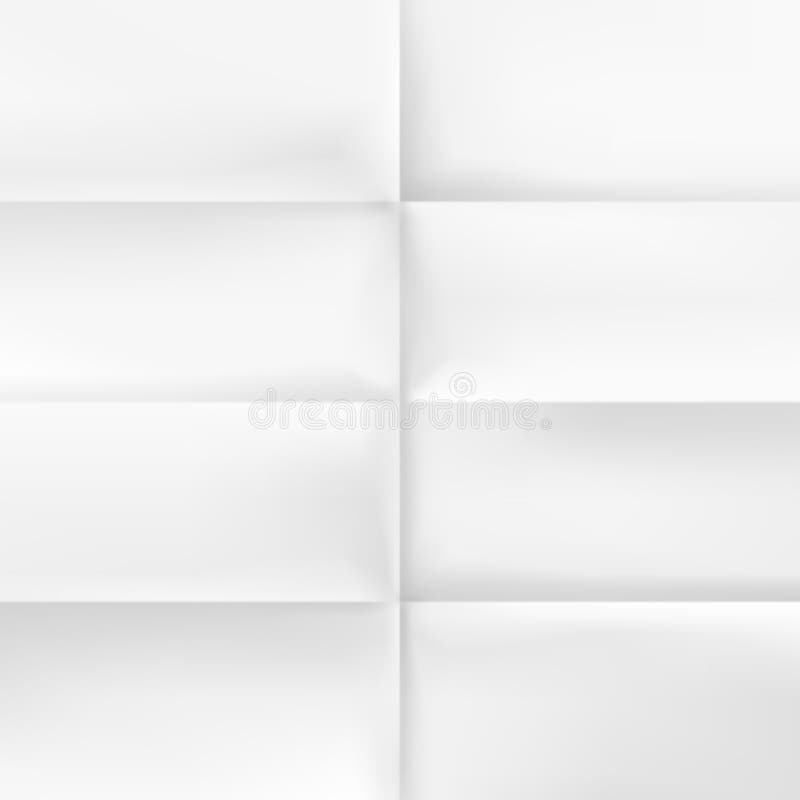 Folded Piece of Paper. Vector Stock Vector - Illustration of background ...