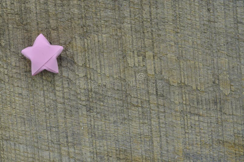 A Folded Pink Paper Star, Lovely Stock Image - Image of origami, color ...