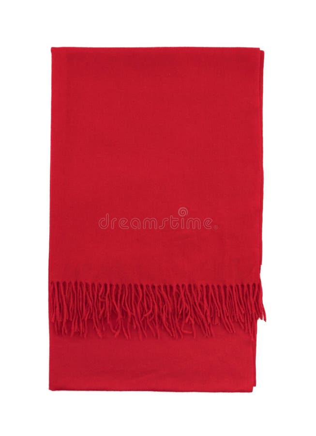 Folded Plain Colored Blanket Scarf Stock Photo - Image of scarf, stole ...