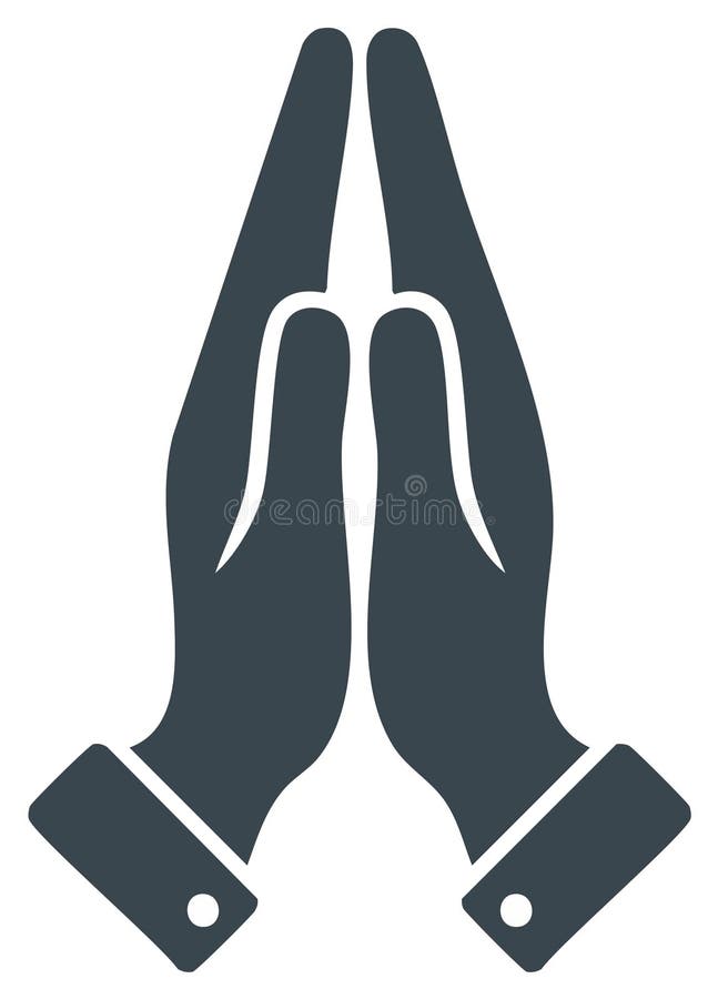 Folded Praying Stock Illustrations – 1,053 Folded Praying Stock ...