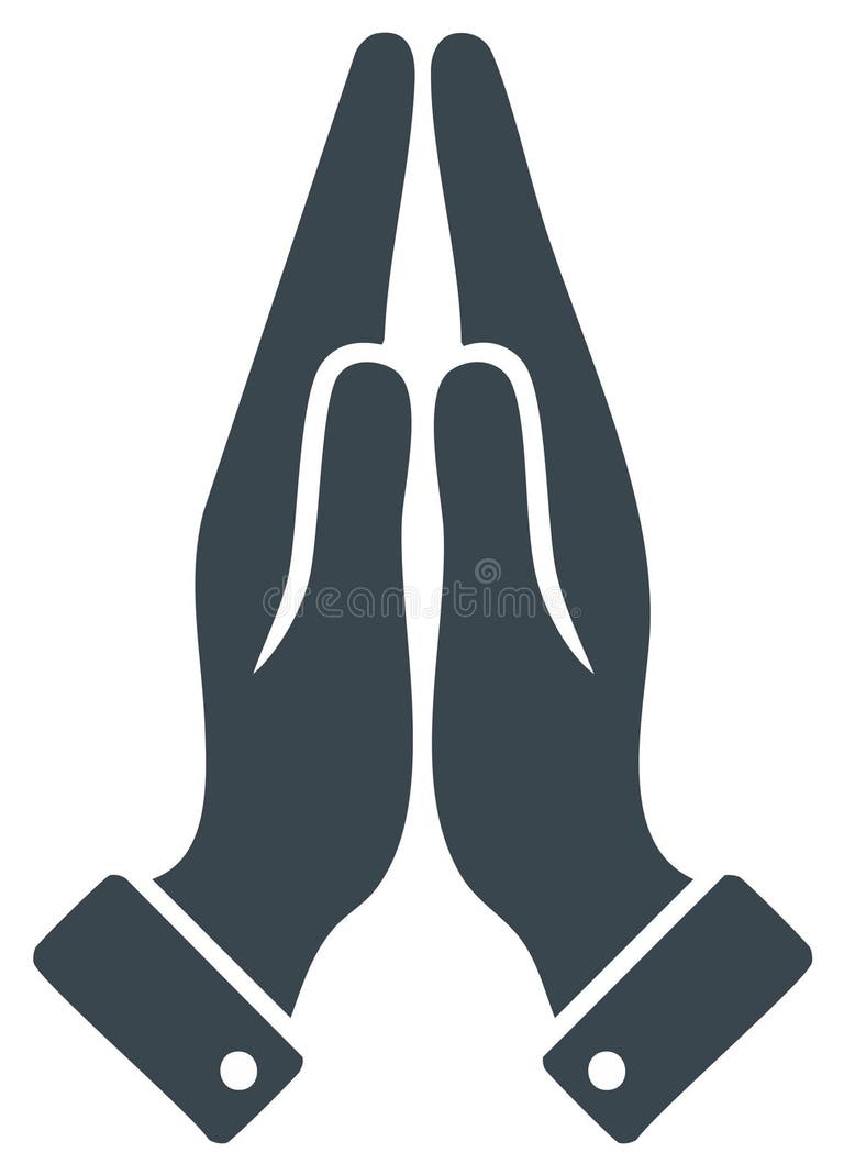 Folded Praying Stock Illustrations – 1,053 Folded Praying Stock ...