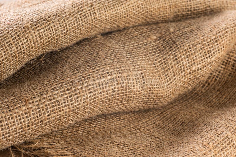Folded sackcloth stock image. Image of natural, pattern - 145352801