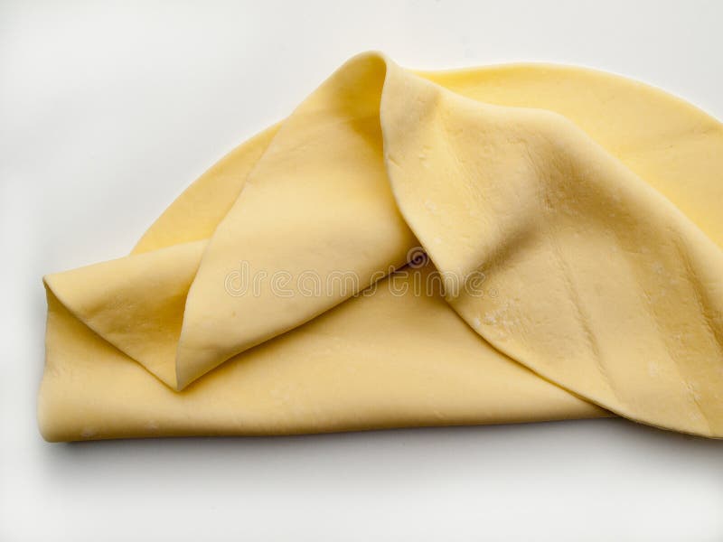 Folded Sheet of Raw Pizza Dough 2 Stock Photo - Image of kneaded, pizza ...