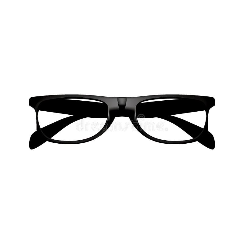 Folded Spectacles. Vector Illustration Decorative Design Stock Vector ...