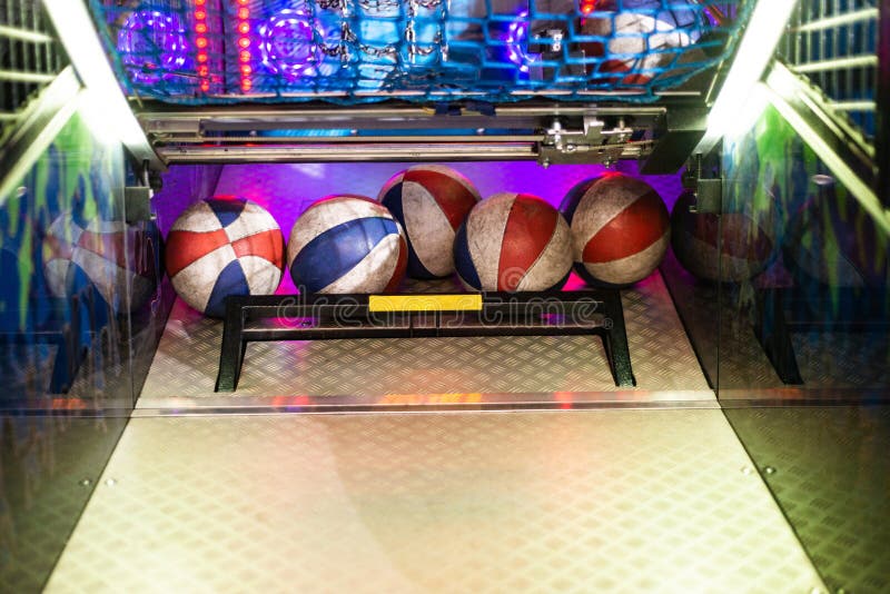 Folded Striped Game Balls Red and Blue Stock Image - Image of leisure ...