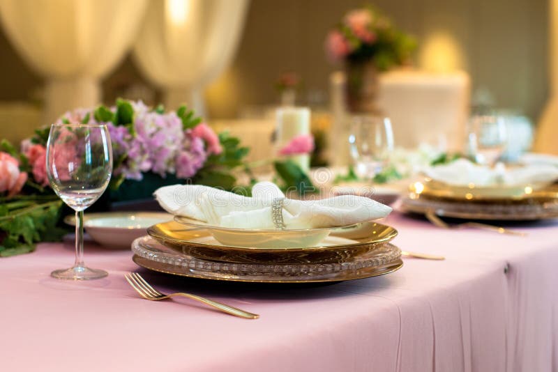 Folded Table Napkin in Formal Table Setting Stock Image - Image of ... Folded Table Napkin in Formal Table Setting Stock Image - Image of ...
