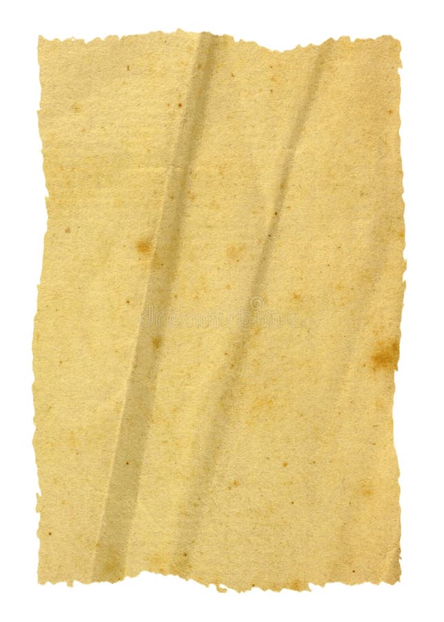 Folded Vintage Paper stock image. Image of page, paper - 19910975