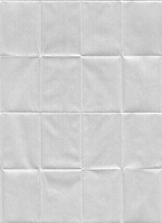 Folded White Kraft Paper Texture Stock Photo - Image of graphic ...