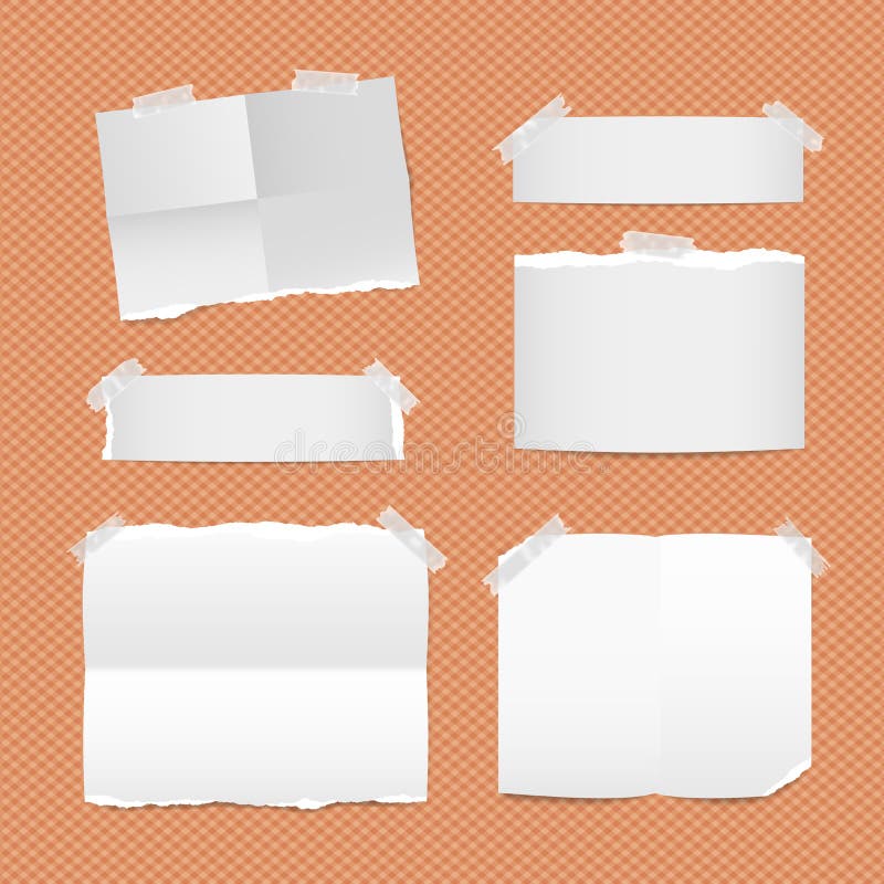 Folded White Letter, Brochure, Leaflet with Shadow on Blue Squared ...