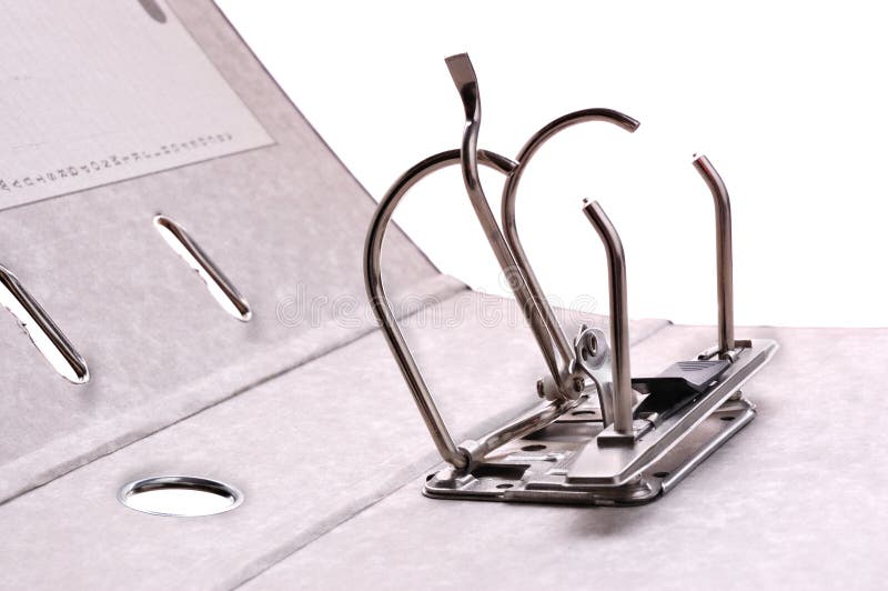 Plastic Clamp Folder stock photo. Image of isolated, organize - 12932120