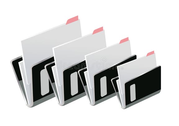 Folder Icon Multiple Stock Illustrations – 436 Folder Icon Multiple ...