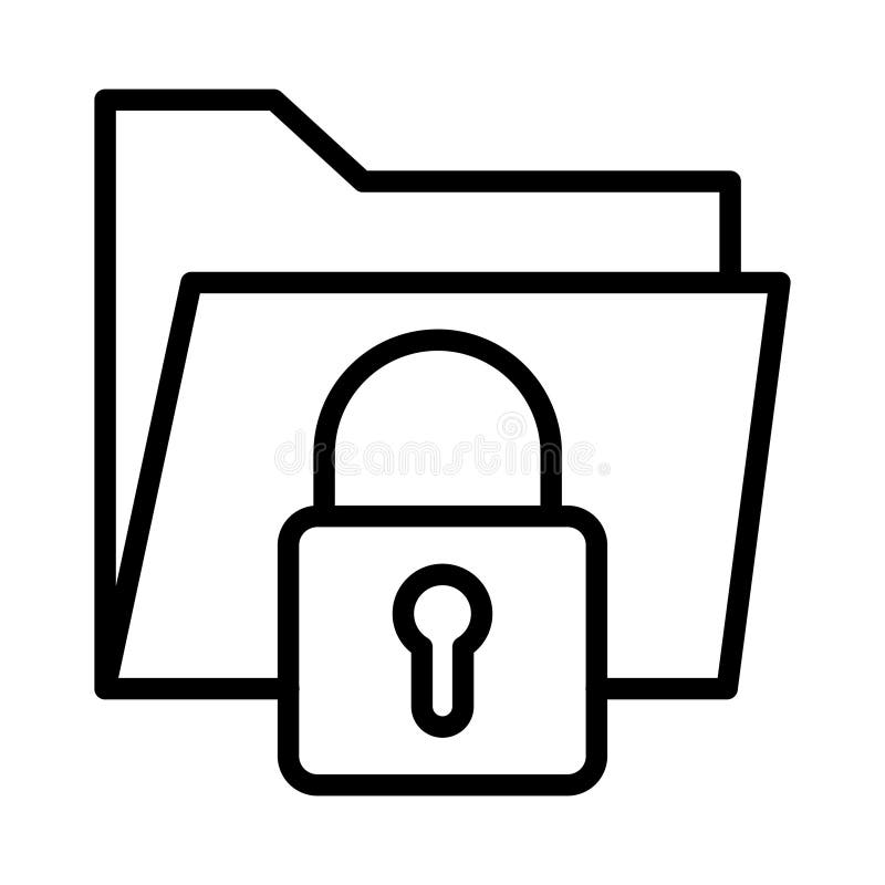 Folder Access Isolated Vector Icon Which Can Easily Modify or Edit ...