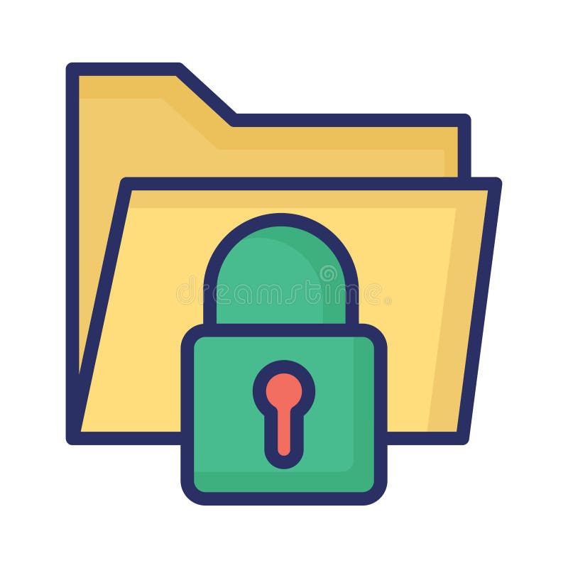 Folder Access Isolated Vector Icon Which Can Easily Modify or Edit ...
