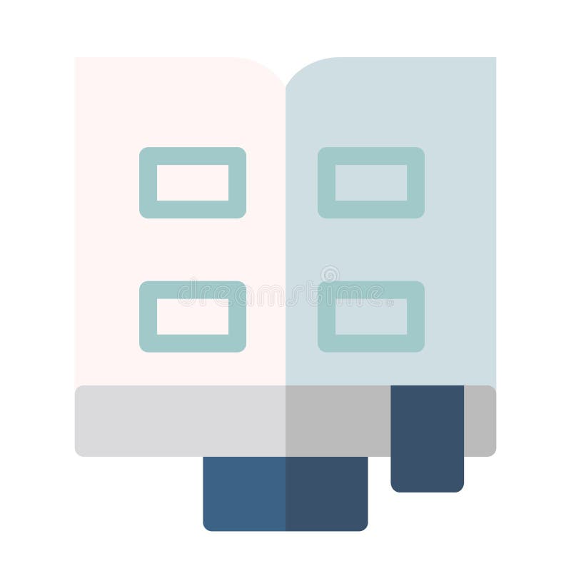 Folder Album Icon Logo or Illsutration Stock Vector - Illustration of ...