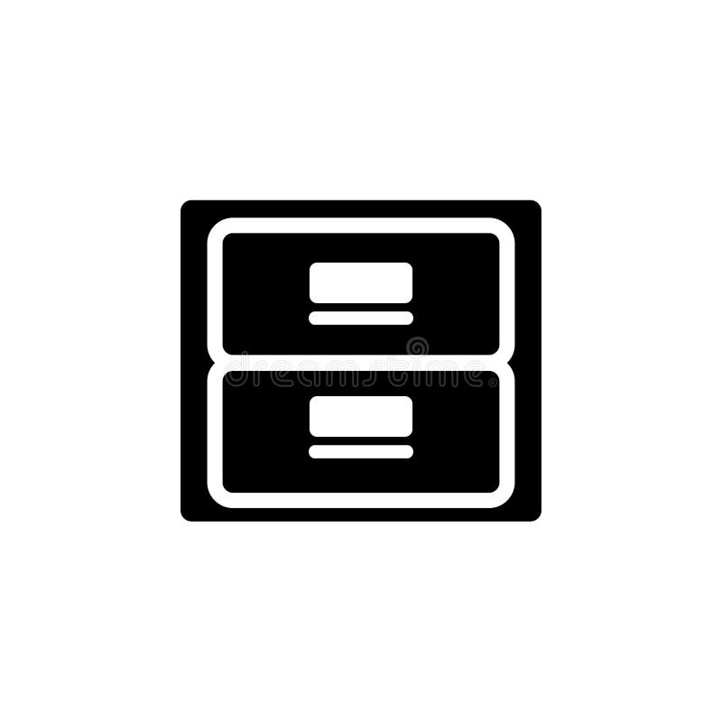 Folder Archive. Cabinet stock vector. Illustration of database - 308850338