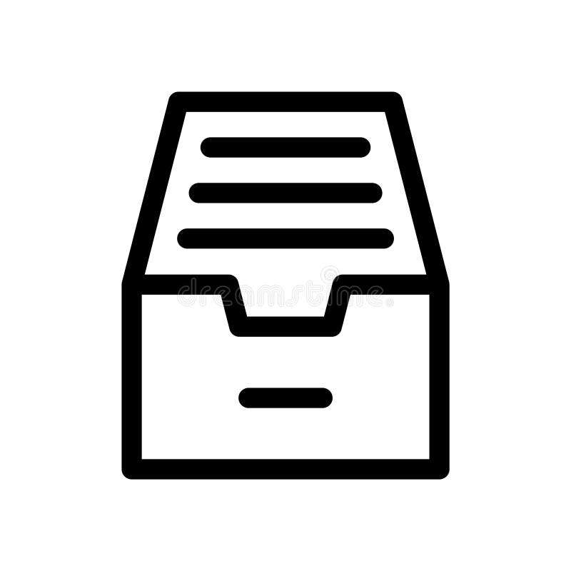 Folder Archive Cabinet Icon Glassy Green Round Button Illustration ...