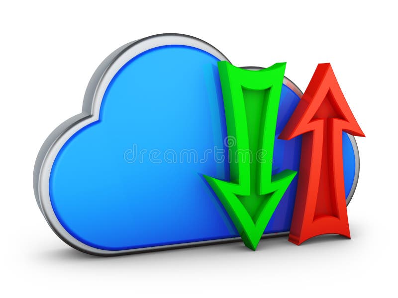 Cloud Folder Arrows Stock Illustrations – 294 Cloud Folder Arrows Stock ...