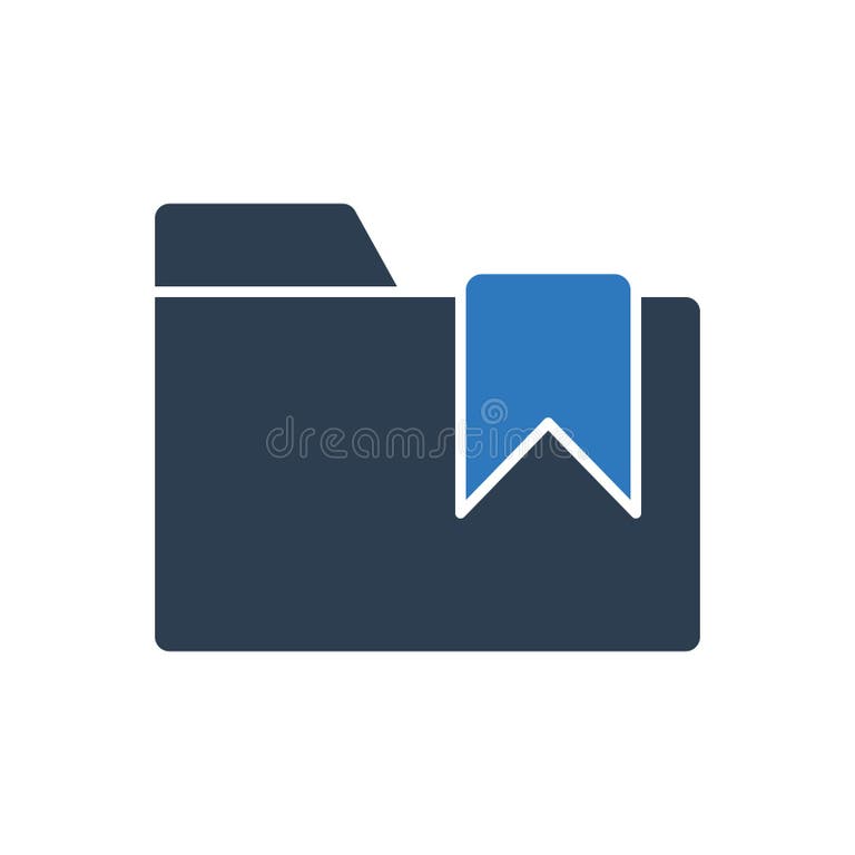 Folder Bookmark Icon Stock Illustrations – 1,682 Folder Bookmark Icon ...