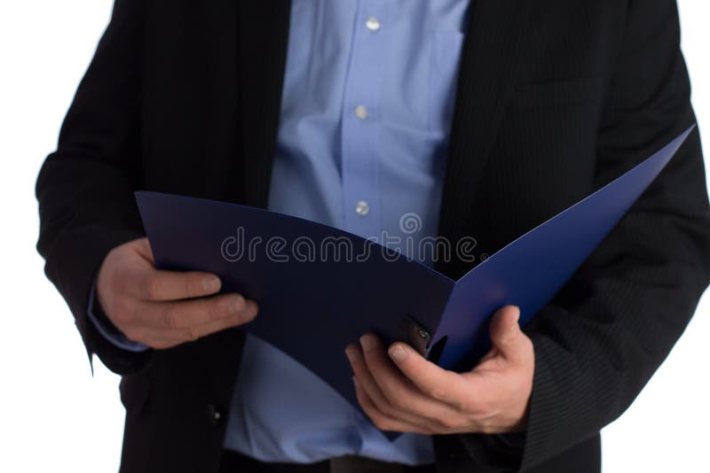 Dossier, Folder with Important Documents Lying on Table, Private ...