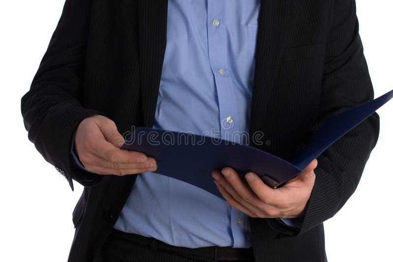 Dossier, Folder with Important Documents Lying on Table, Private ...