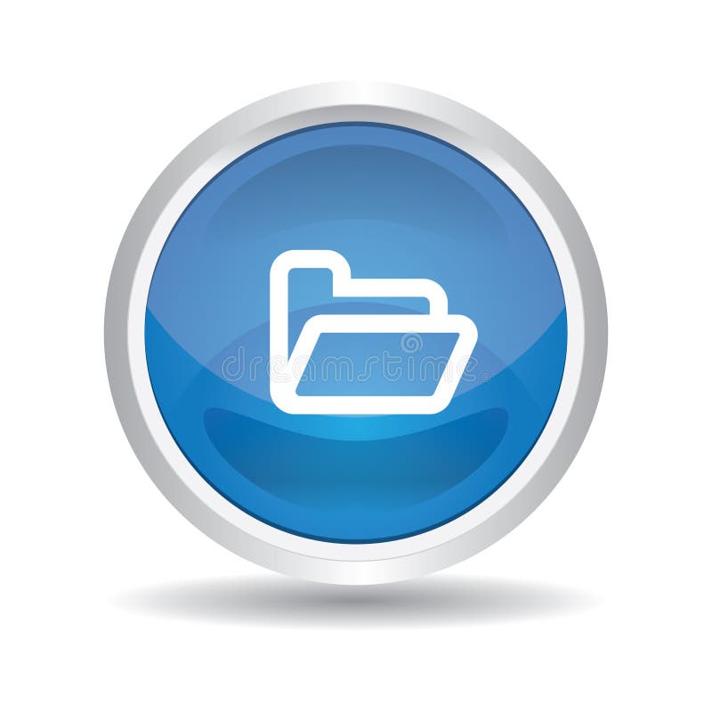 Red Folder with PDF Button stock illustration. Illustration of paper ...