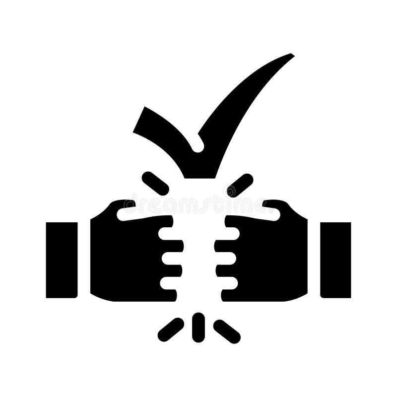 Folder Check Mark Glyph Icon Vector Illustration Stock Illustration ...