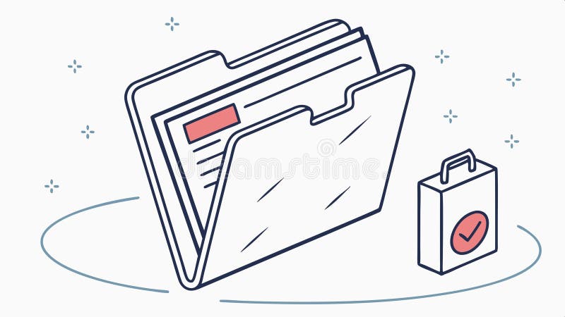 Folder with Checkmark, File Organization and Confirmation Icon Vector ...