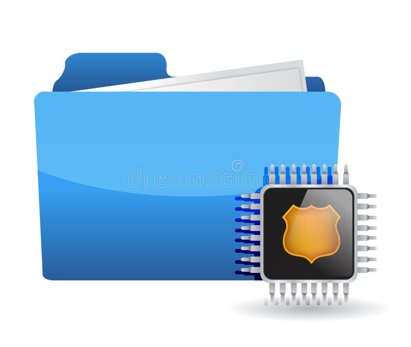 Folder Computer microchip stock illustration. Illustration of portfolio ... Folder Computer microchip stock illustration. Illustration of portfolio ...