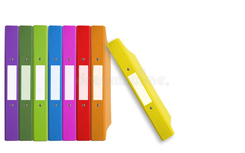File folders stock photo. Image of learn, file, shelf - 20574018