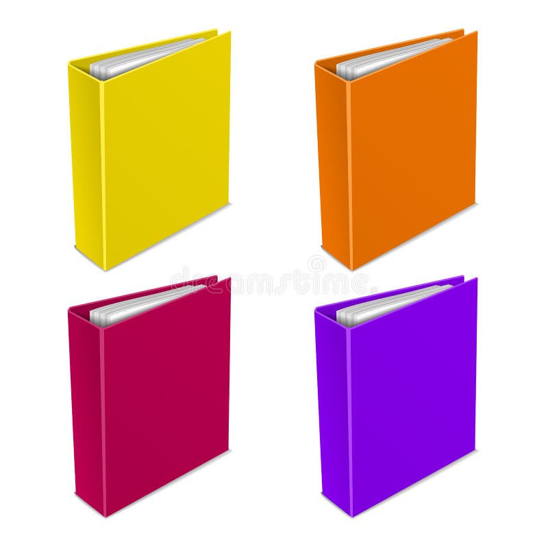 Folder Color Vector Icon. Drawing Sketch Illustration Hand Drawn Line ...