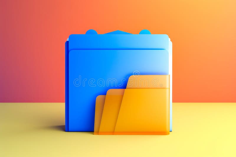 Folder with Folder Cover on Top of it and Folder with Folder Cover on ...