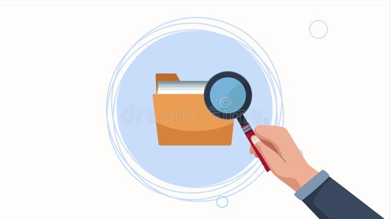 Folder with Cyber Security Tech Animation Stock Footage - Video of insect, graphic: 254897908