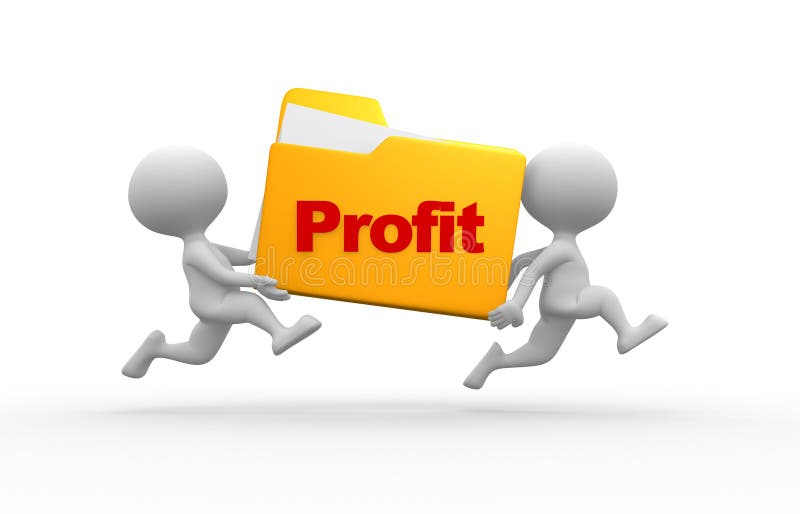 Folder stock illustration. Illustration of businessman - 57394366