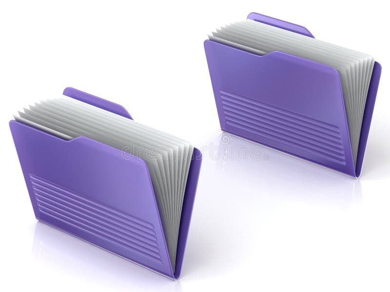 Folder stock illustration. Illustration of business, digitally - 35479514