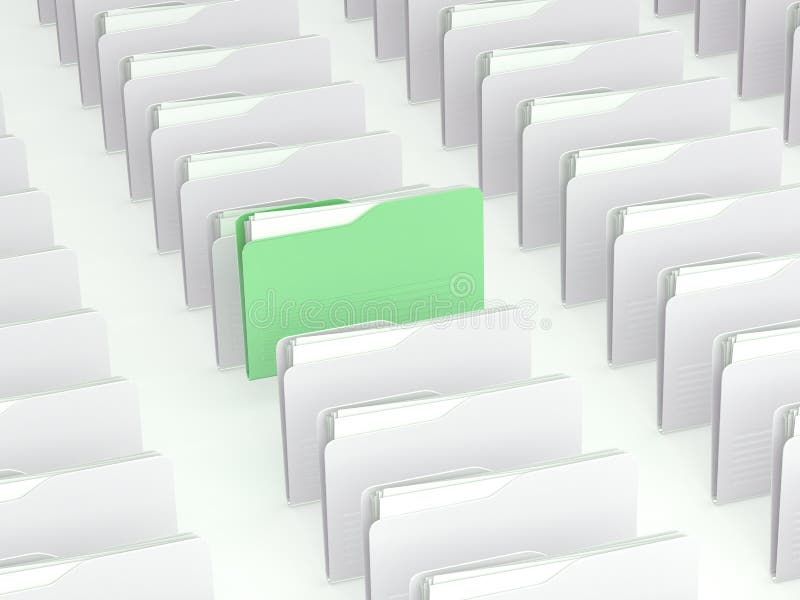 Folder stock illustration. Illustration of ideas, text - 35809835