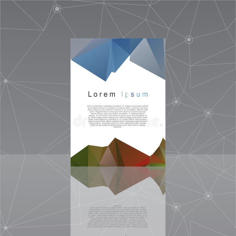 Folder Design Content Background. Stock Illustration - Illustration of ...