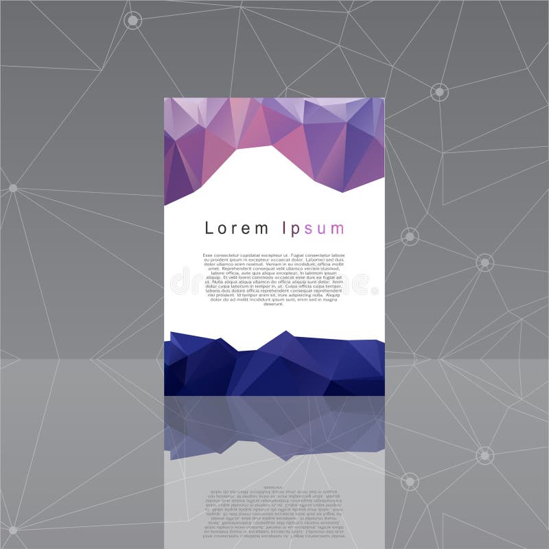 Folder Design Content Background. Stock Illustration - Illustration of ...