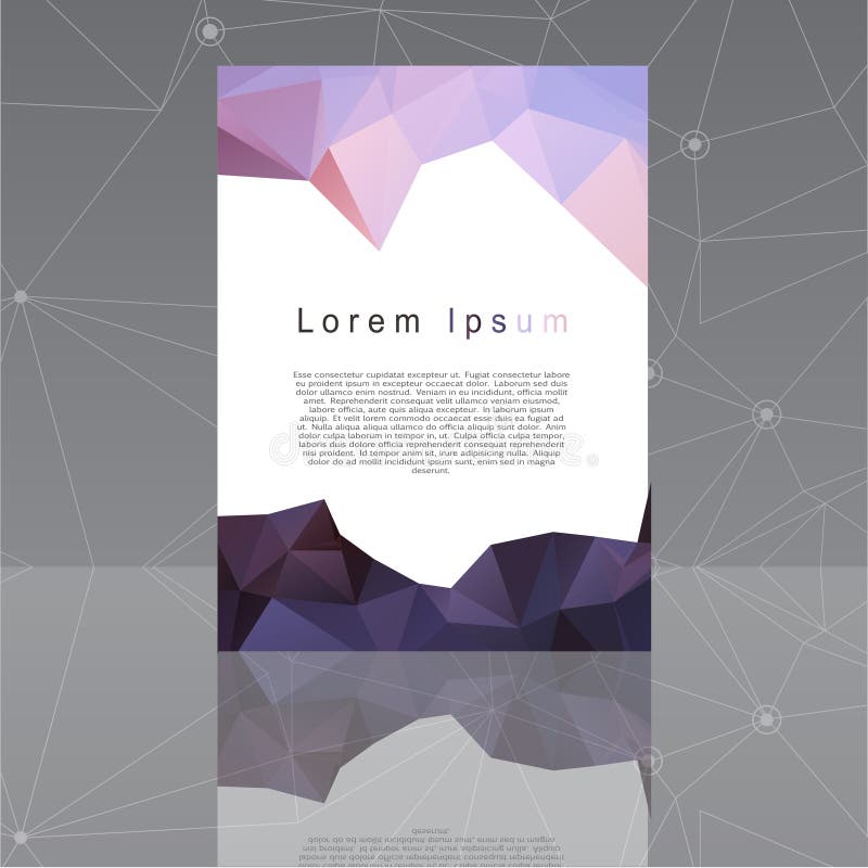 Folder Design Content Background. Stock Illustration - Illustration of ...