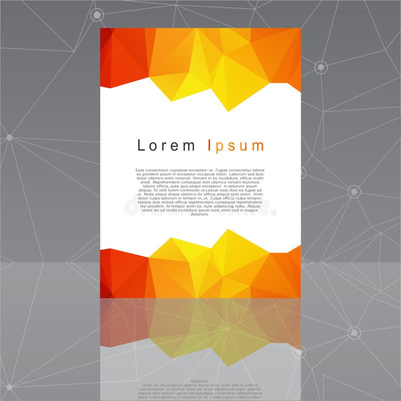 Folder Design Content Background. Stock Illustration - Illustration of ...