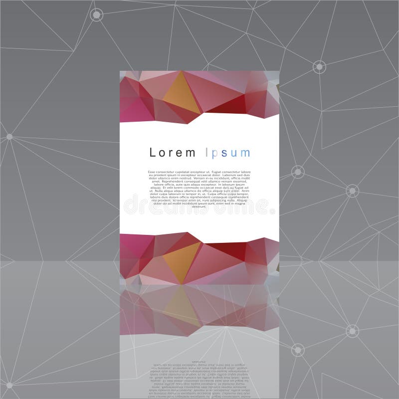 Folder Design Content Background. Stock Illustration - Illustration of ...