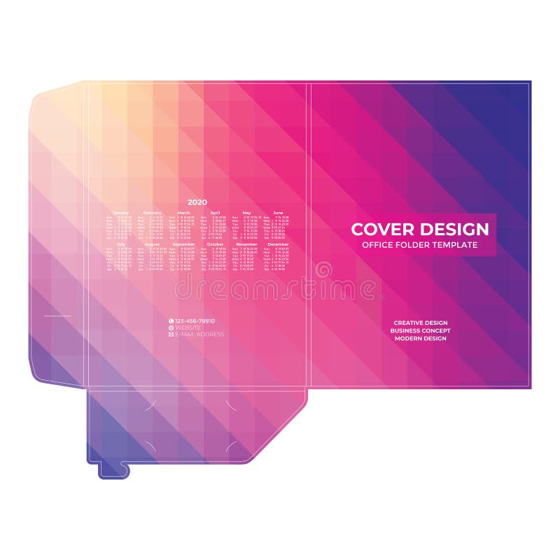 Folder Design, Cover for Catalogue, Brochures, Layout for Placement of ...